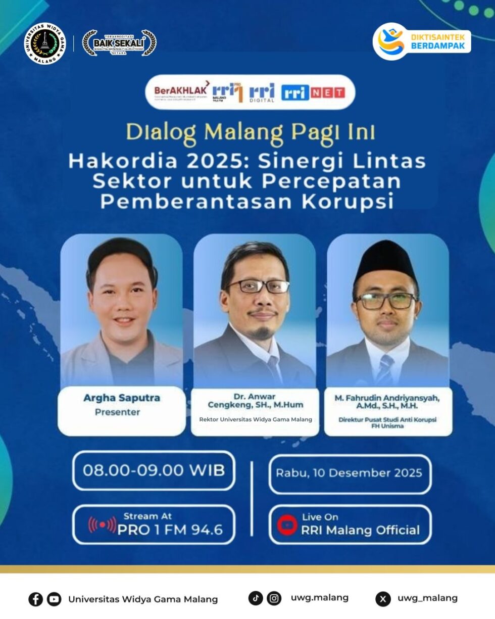 Rektor UWG Malang Tegaskan Dukungan Penuh terhadap Upaya Pemerintah ...